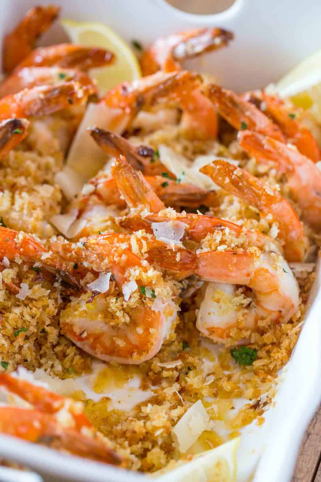 Baked Shrimp Scampi - Dinner, then Dessert