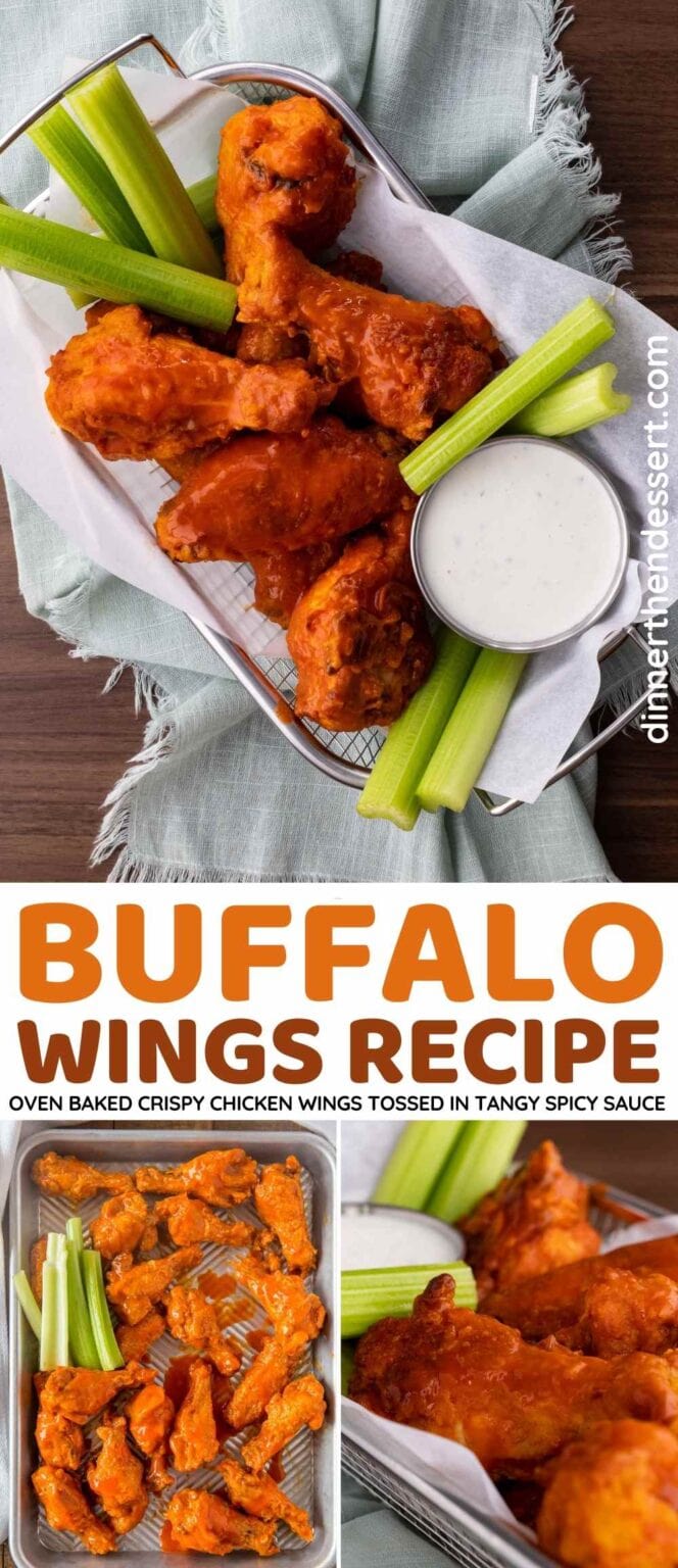 Easiest Classic Buffalo Wings (Baked & Crispy) [+VIDEO] - Dinner, then ...