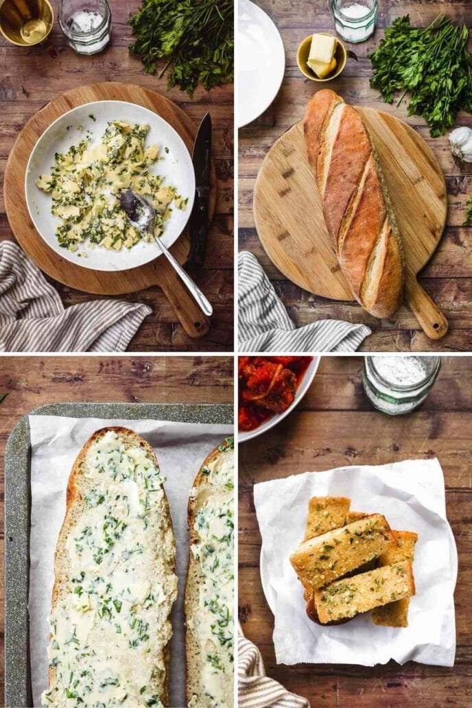 Garlic Bread Recipe - Dinner, then Dessert