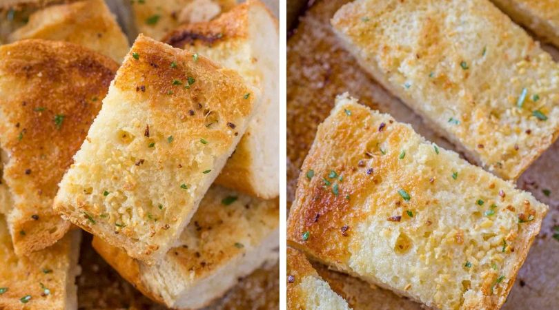 Garlic Bread - Dinner, then Dessert