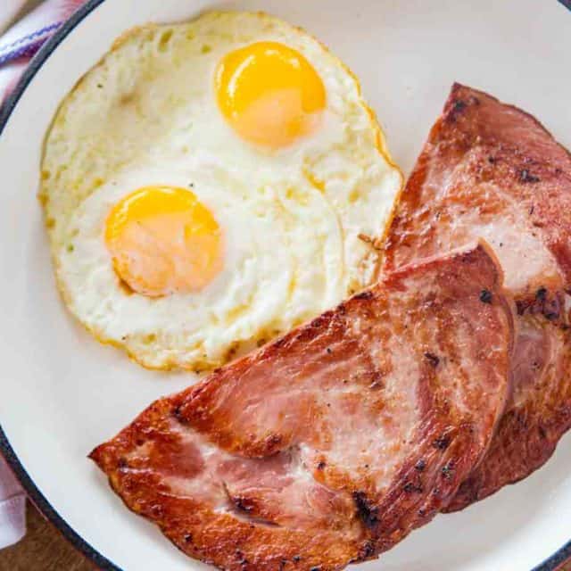 Ham Steak Recipe - Dinner, then Dessert