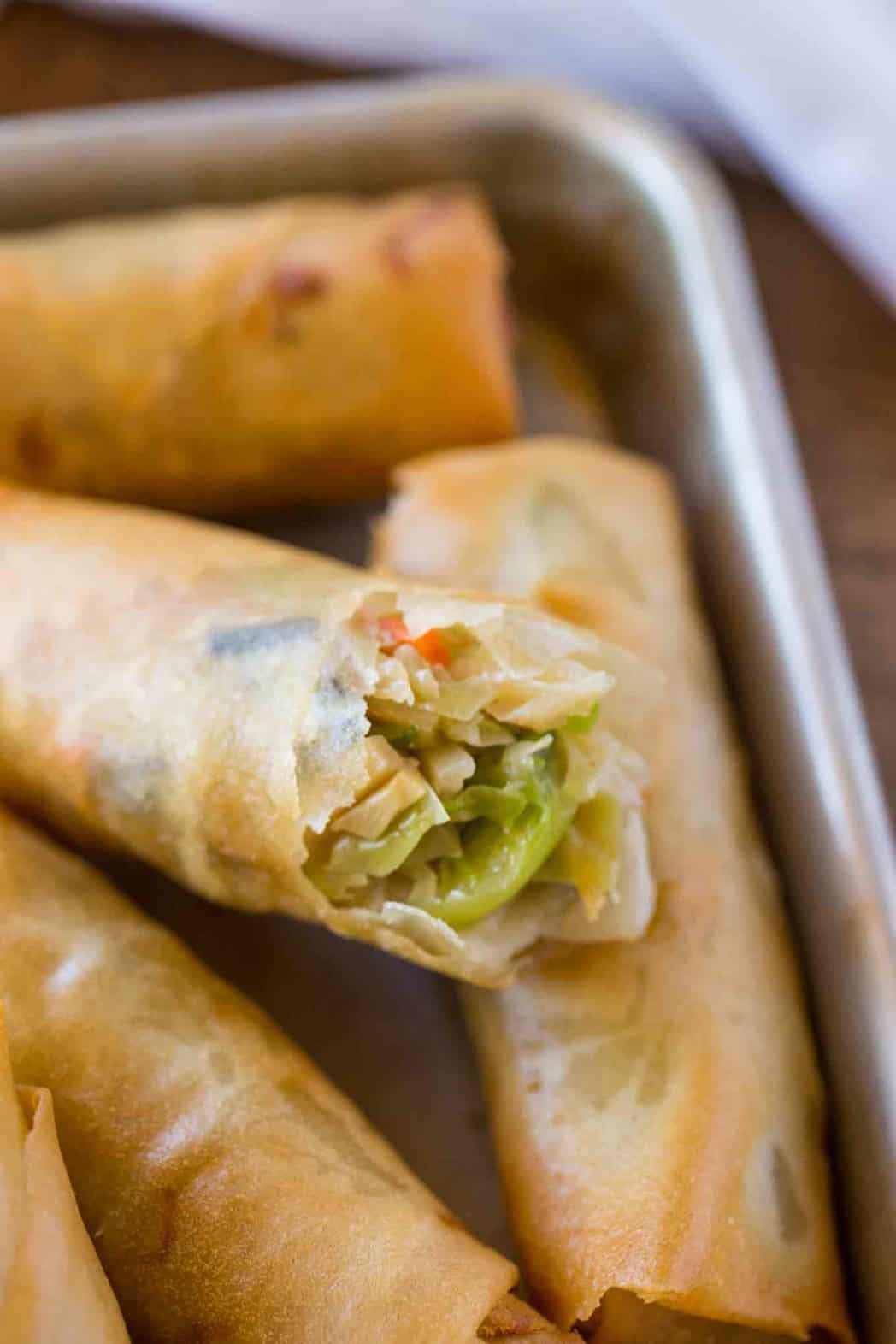 Spring Rolls Recipe - Dinner, then Dessert