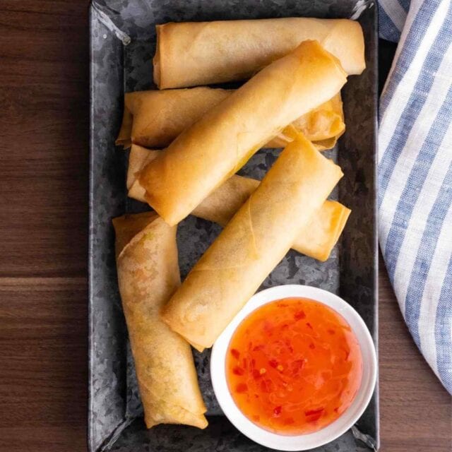 Spring Rolls Recipe - Dinner, then Dessert
