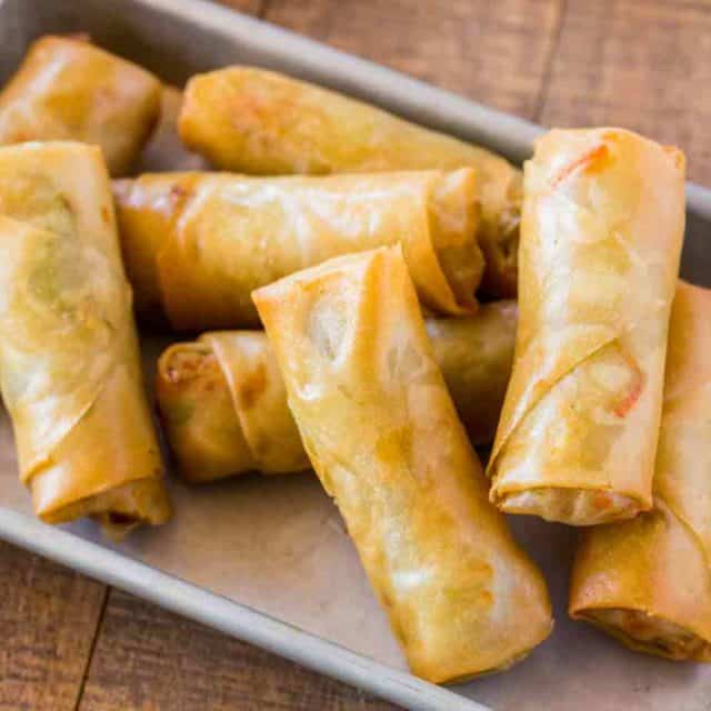Spring Rolls - Dinner, then Dessert