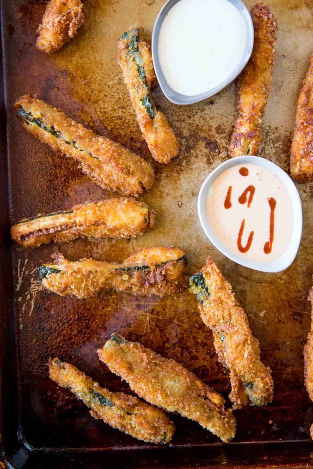 Zucchini Fries - Dinner, then Dessert