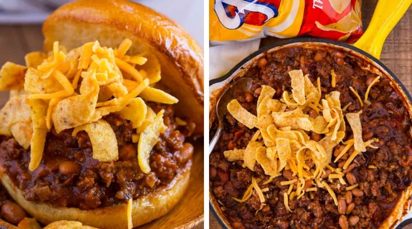 Frito Pie Sloppy Joes Recipe - Dinner, then Dessert