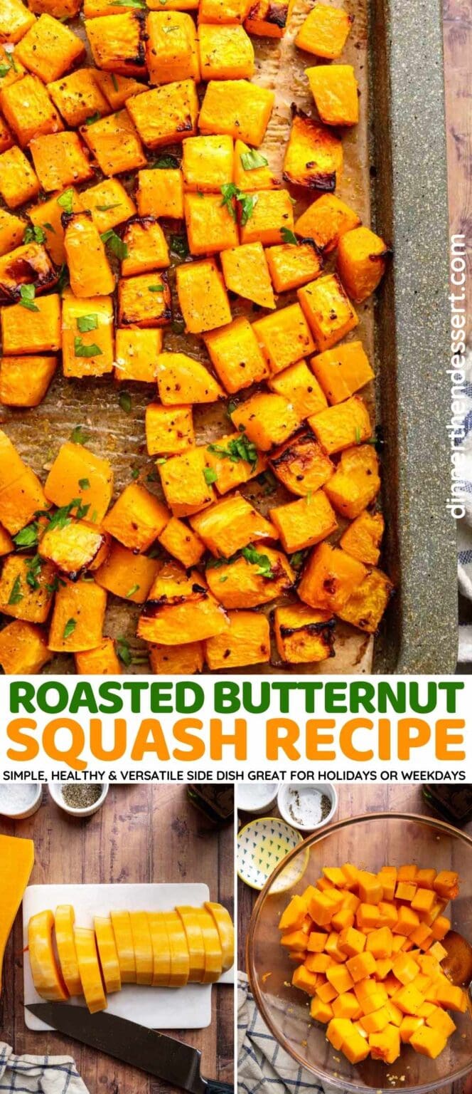 Roasted Butternut Squash Recipe - Dinner, then Dessert