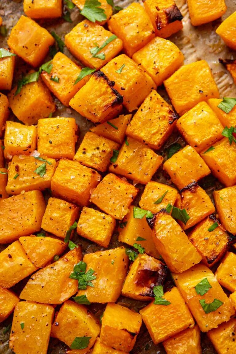 Roasted Butternut Squash Recipe - Dinner, then Dessert
