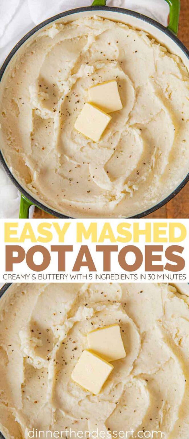 Easiest Mashed Potato Recipe (How to Make Mashed Potatoes) - Dinner ...