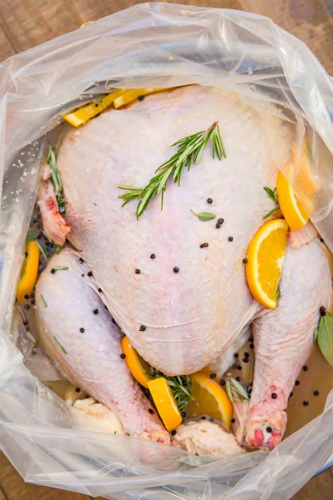 Turkey Brine - Dinner, then Dessert