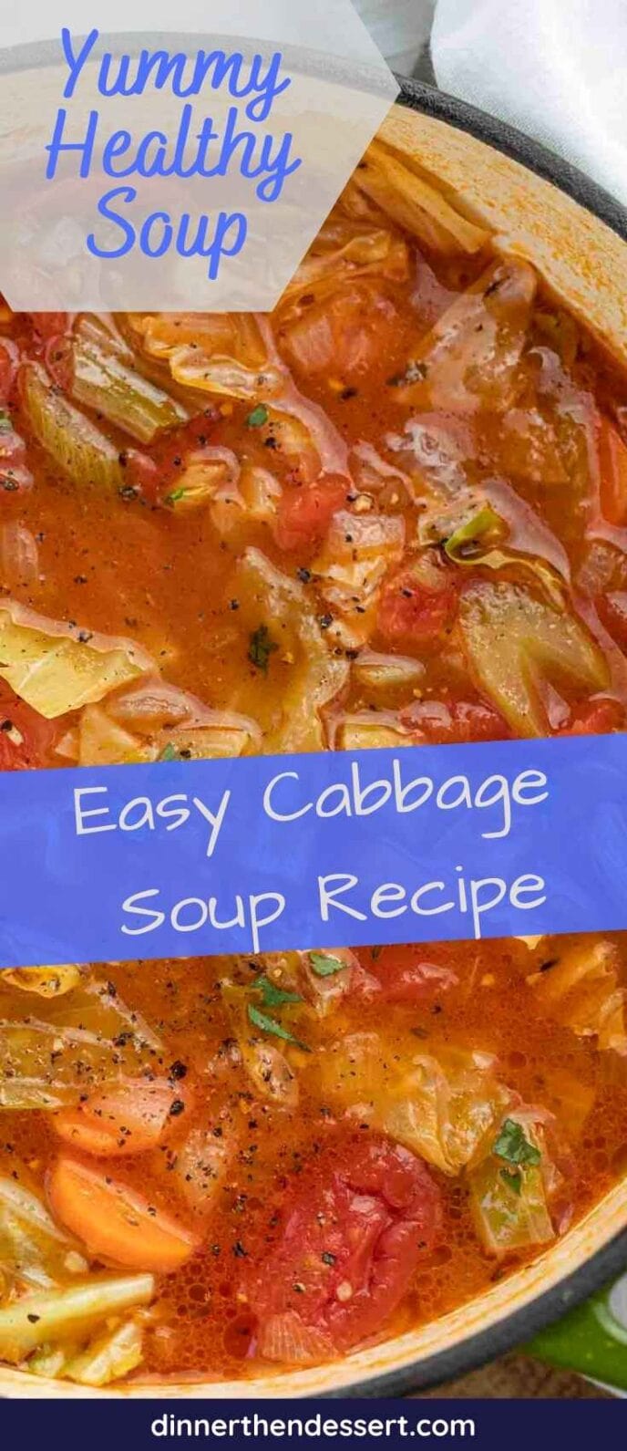 Cabbage Soup Recipe - Dinner, then Dessert