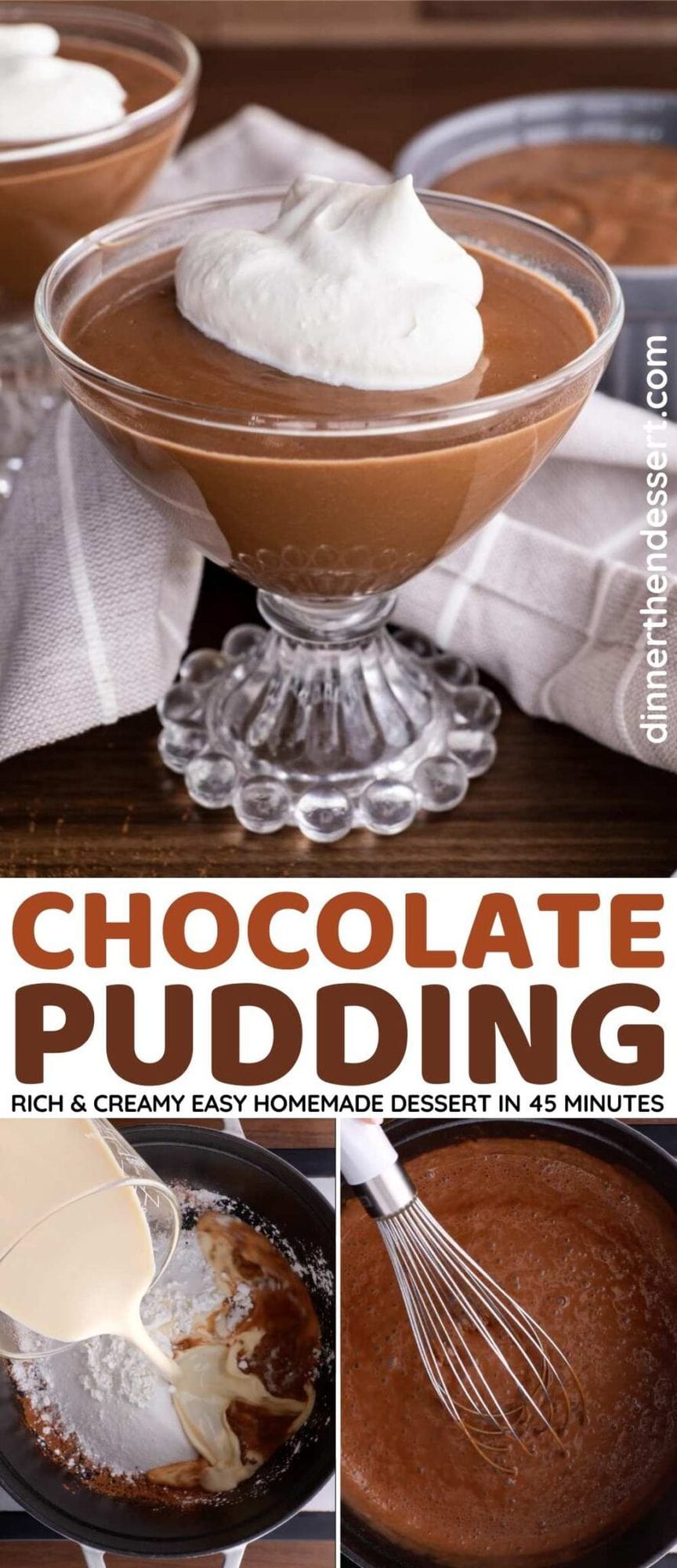 Chocolate Pudding Recipe [VIDEO] - Dinner, then Dessert