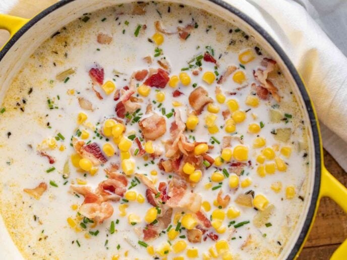 Corn Chowder Recipe - Dinner, then Dessert