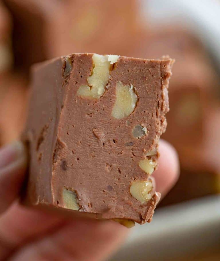 Chocolate Walnut Fudge - Dinner, then Dessert