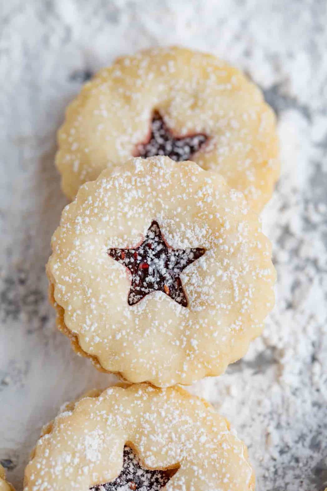 Linzer Cookies Recipe [+VIDEO] - Dinner, then Dessert