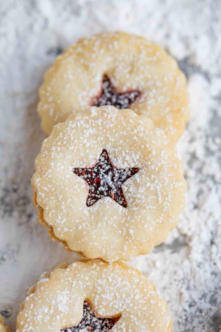 Linzer Cookies Recipe [+VIDEO] - Dinner, then Dessert