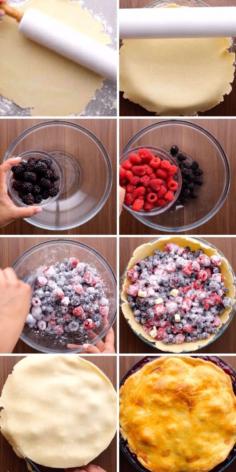 Mixed Berry Pie Recipe [VIDEO] - Dinner, then Dessert
