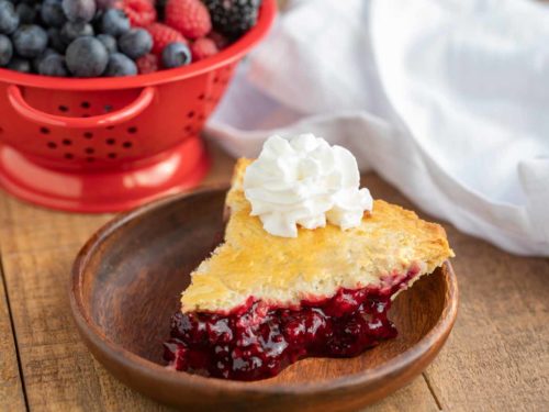Mixed Berry Pie Recipe [VIDEO] - Dinner, then Dessert