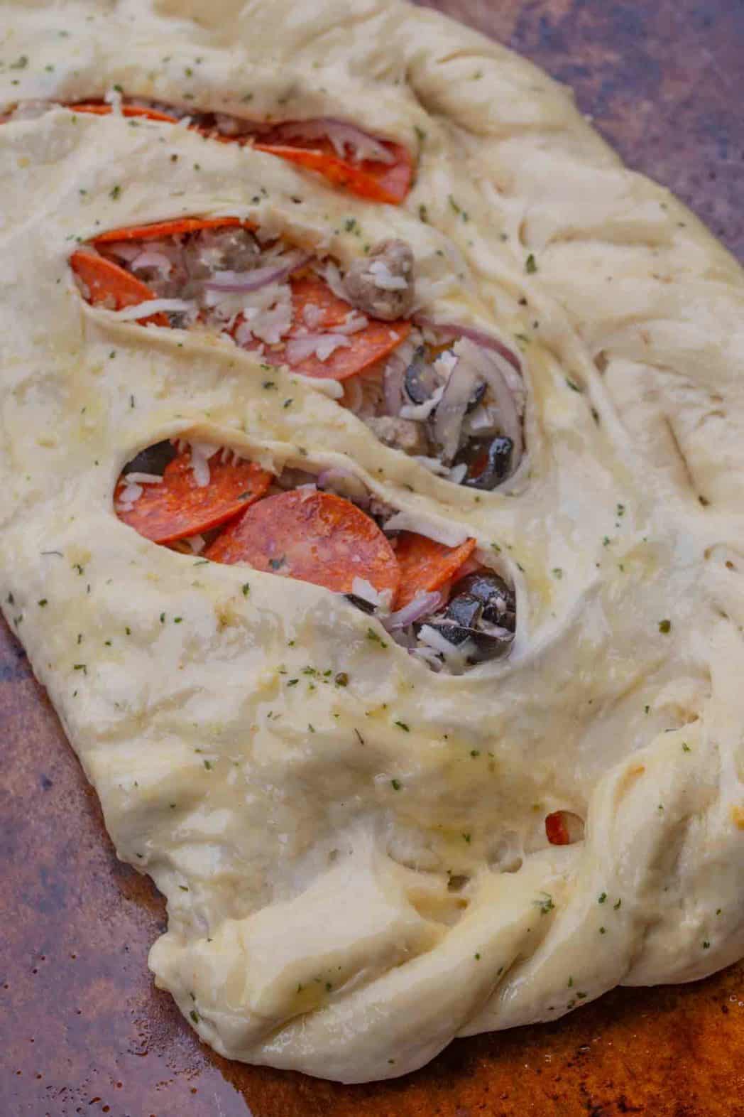 Easy Calzone Recipe (How to Fold - Done in 30!) - Dinner, then Dessert