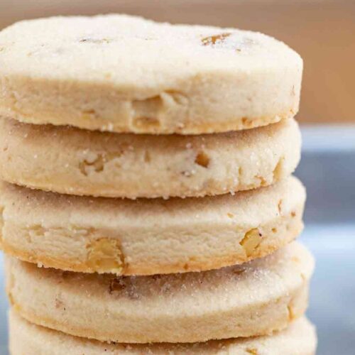 German Walnut Shortbread Cookies Recipe - Dinner, then Dessert
