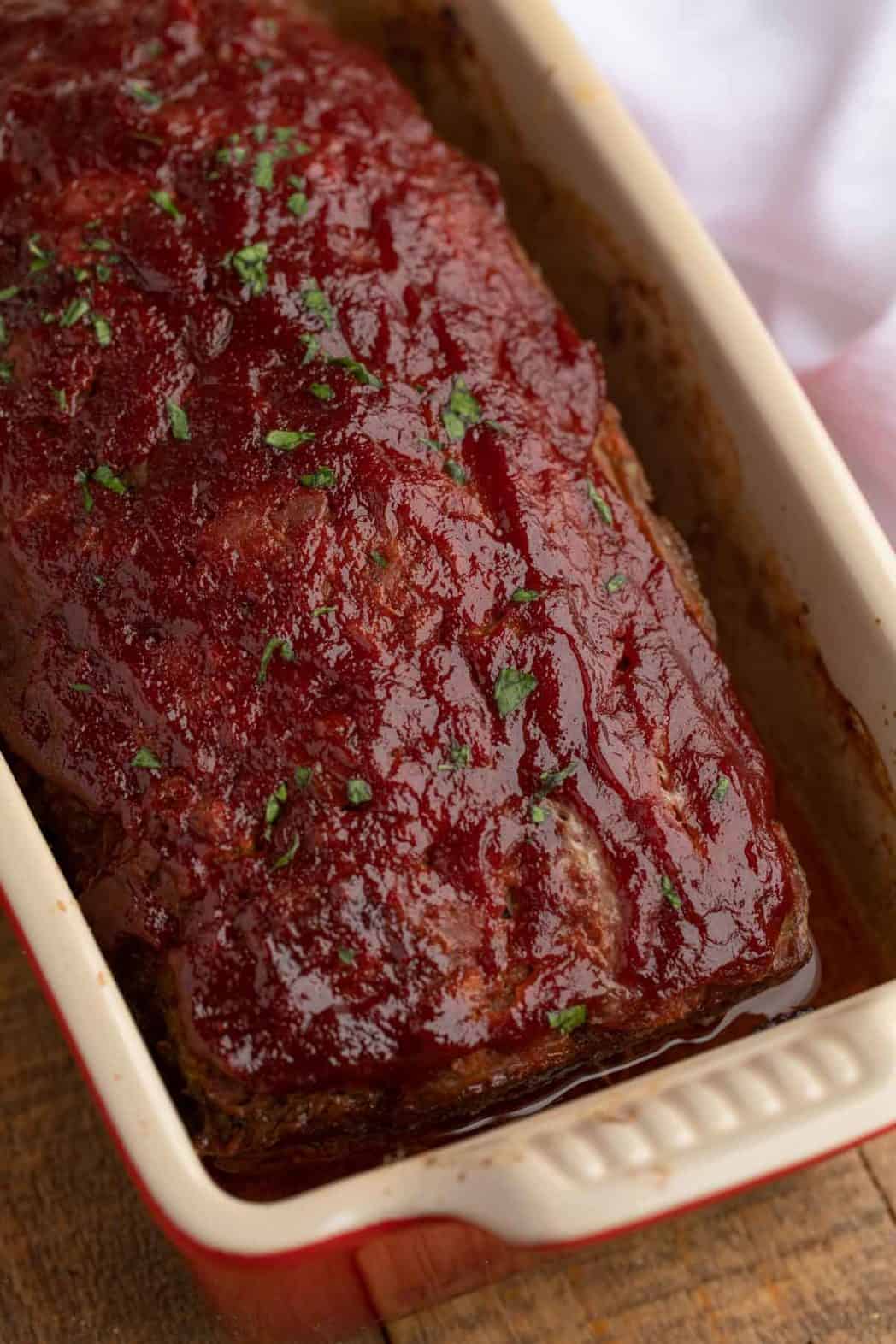 Classic Beef Meatloaf (Beef & Three-Meat Options) - Dinner, then Dessert