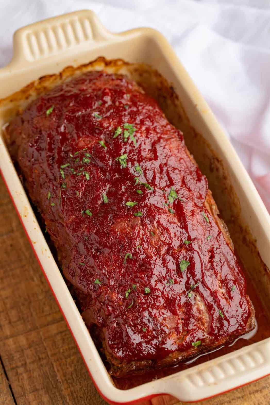 Classic Beef Meatloaf (Beef & Three-Meat Options) - Dinner, then Dessert