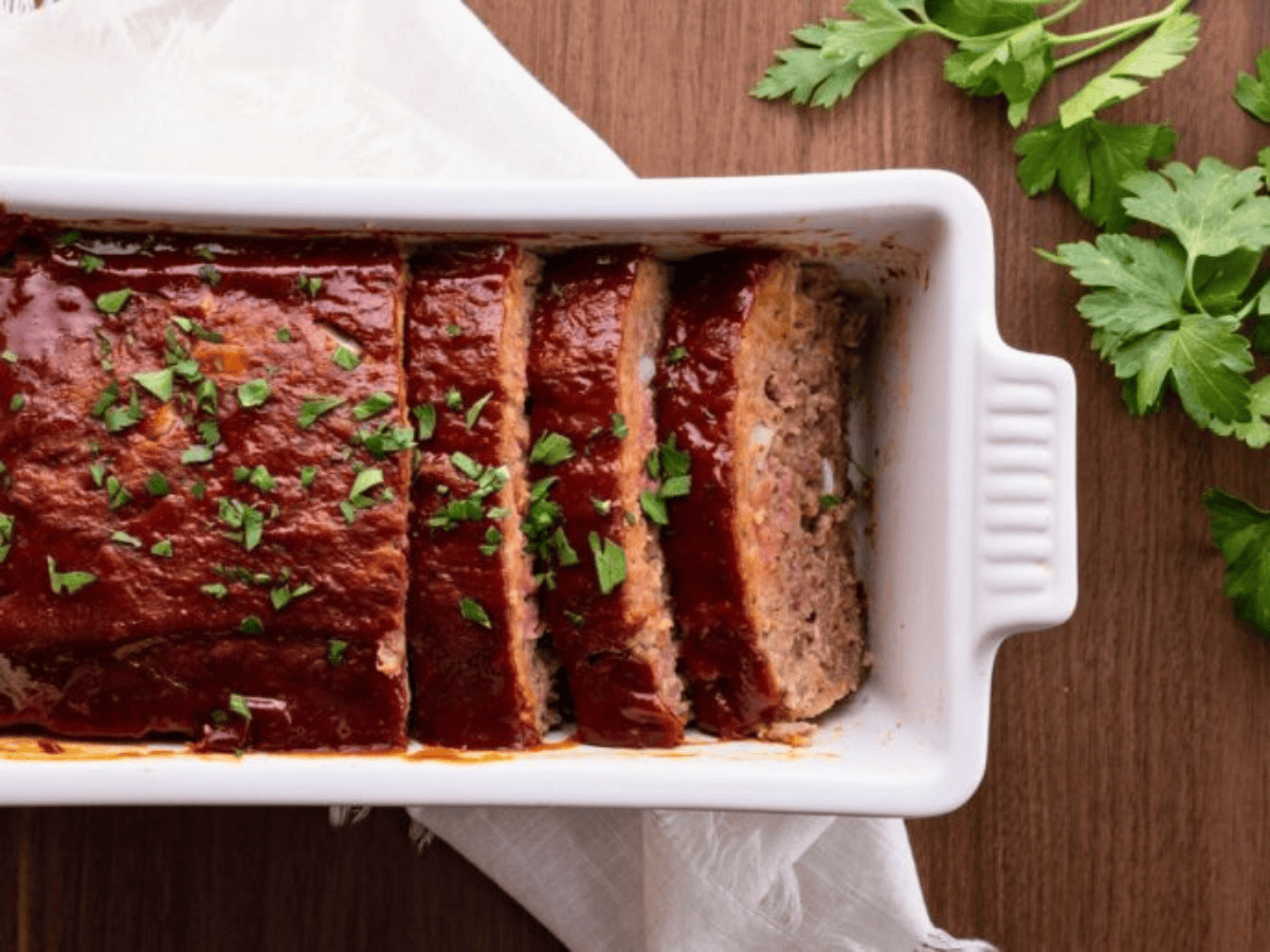Classic Beef Meatloaf (Beef & Three-Meat Options) - Dinner, then Dessert