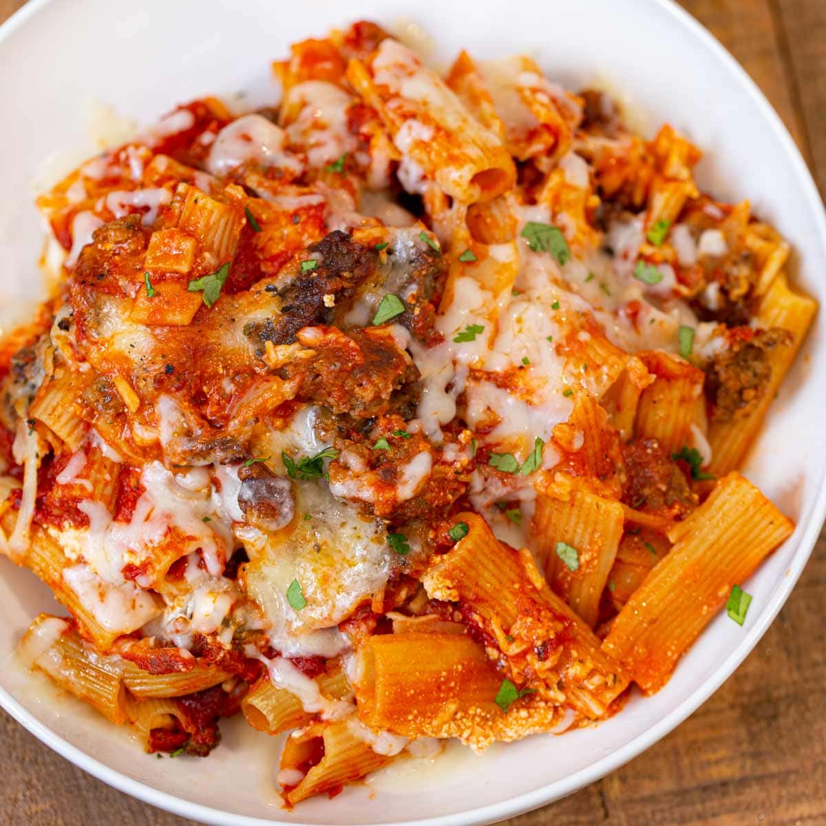 The ULTIMATE Baked Ziti Recipe (3 Cheese) - Dinner, then Dessert