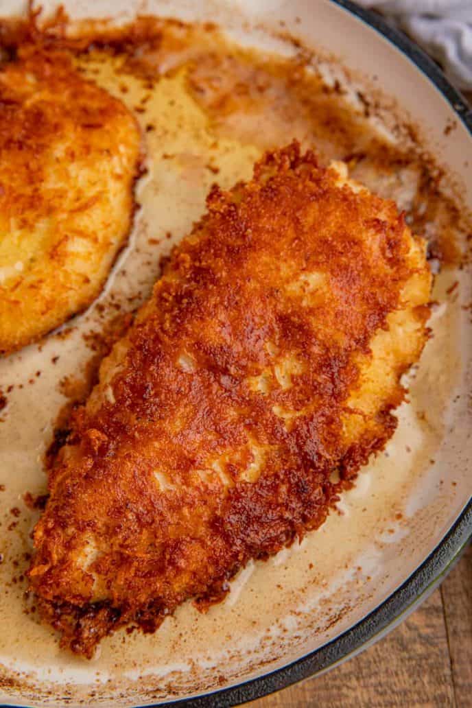 Parmesan Crusted Chicken Recipe - Dinner, then Dessert