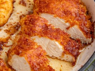 Ultimate Parmesan Crusted Chicken (5 mins prep!) - Dinner, then Dessert