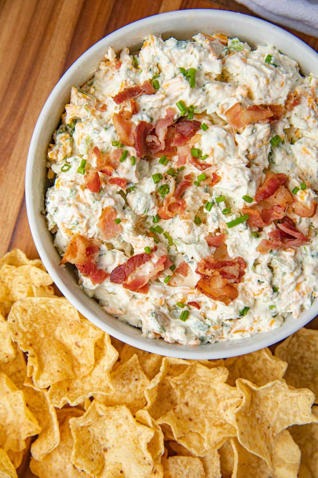 Bacon Cheddar Ranch Dip - Dinner, then Dessert