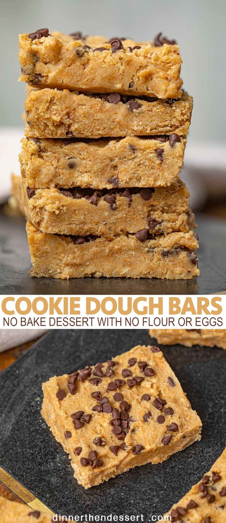 Ultimate Cookie Dough Bars (Chocolate Chip) - Dinner, then Dessert