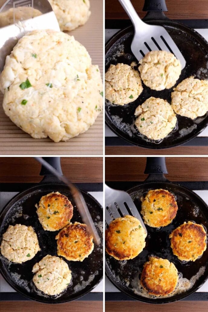Crab Cakes Recipe (Minimal Breading & So EASY!) [VIDEO] - Dinner, then Dessert