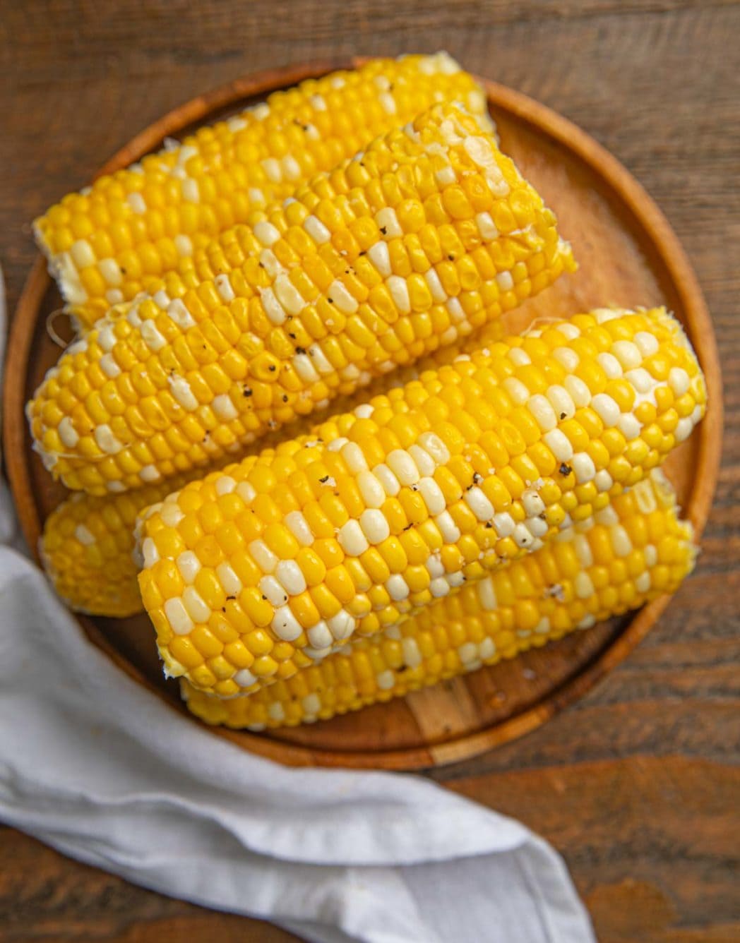 Milk Boiled Corn - Dinner, then Dessert