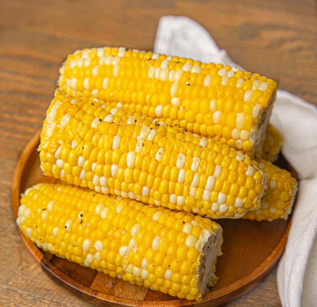 Milk Boiled Corn - Dinner, then Dessert