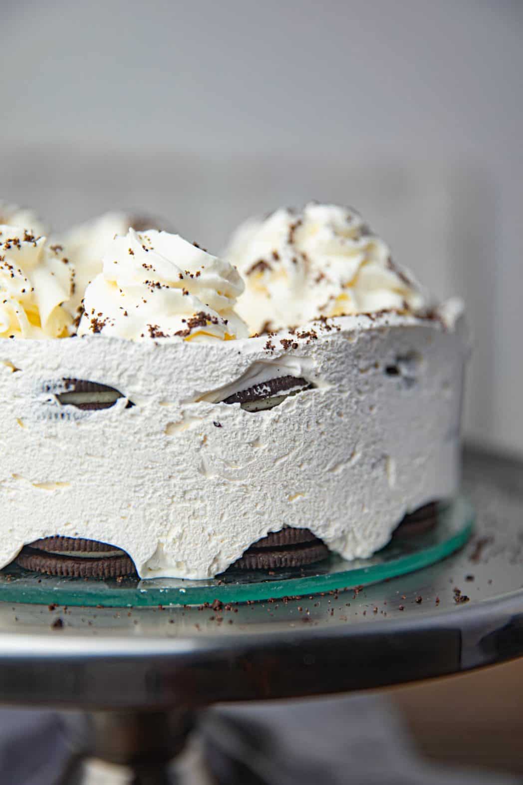 Ultimate Oreo Ice Box Cake (Soft Chewy Oreos!) - Dinner, then Dessert