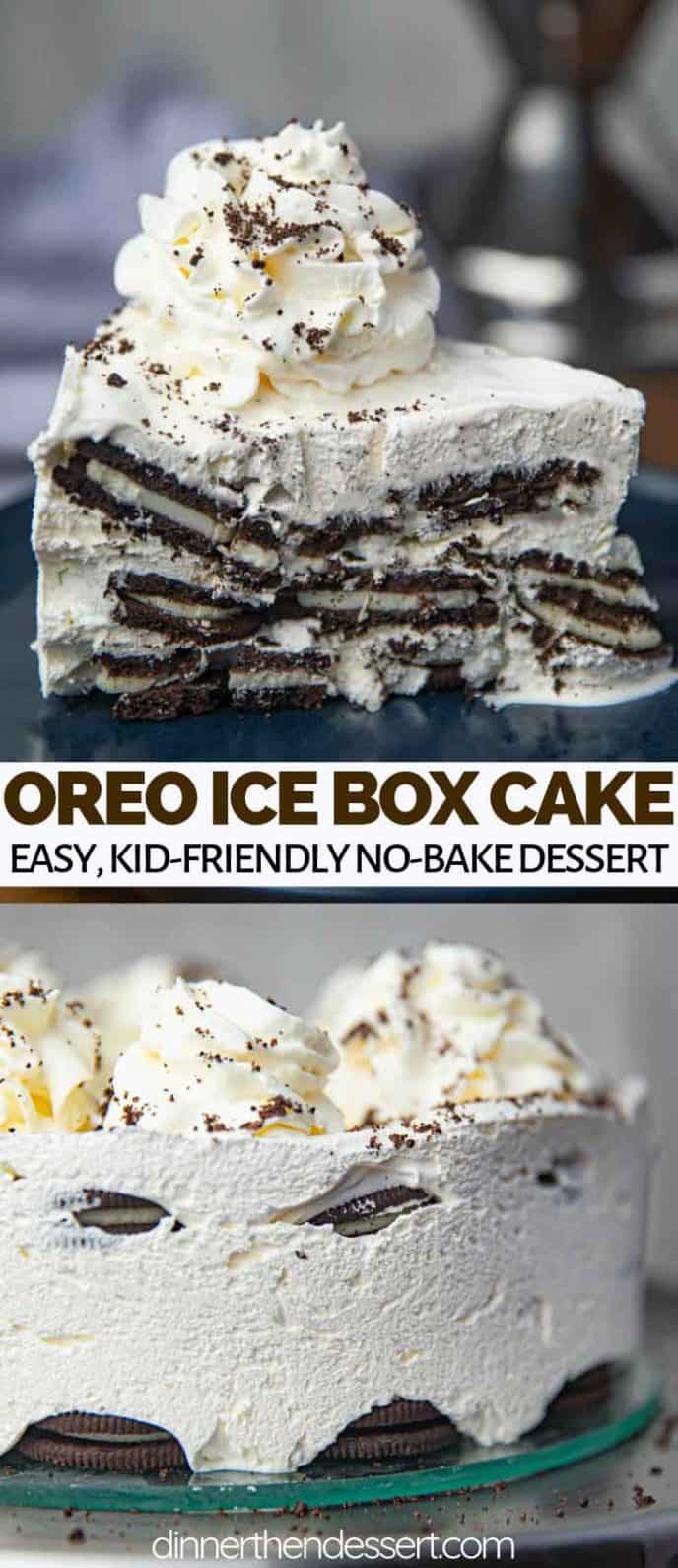 Ultimate Oreo Ice Box Cake (Soft Chewy Oreos!) - Dinner, then Dessert