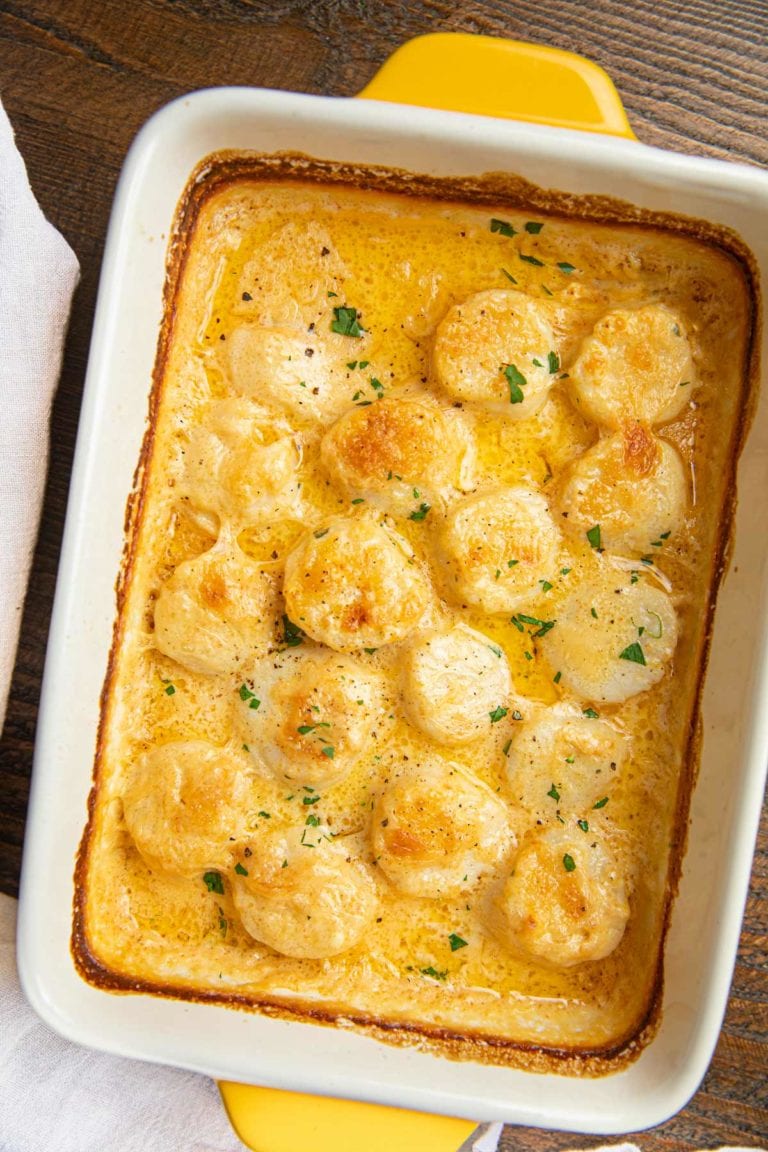 Ultimate Scallop Gratin (1 bowl Prep, Just 20 mins!) - Dinner, then Dessert