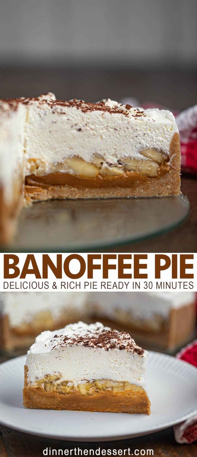Banoffee Pie (w/creamy & rich dulce de leche filling!) - Dinner, then ...