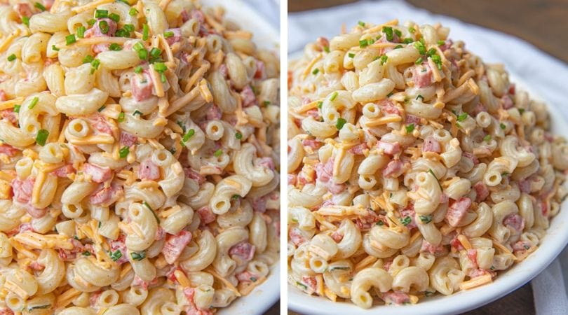 Easy Cheesy Pimento Pasta Salad - Dinner, then Dessert