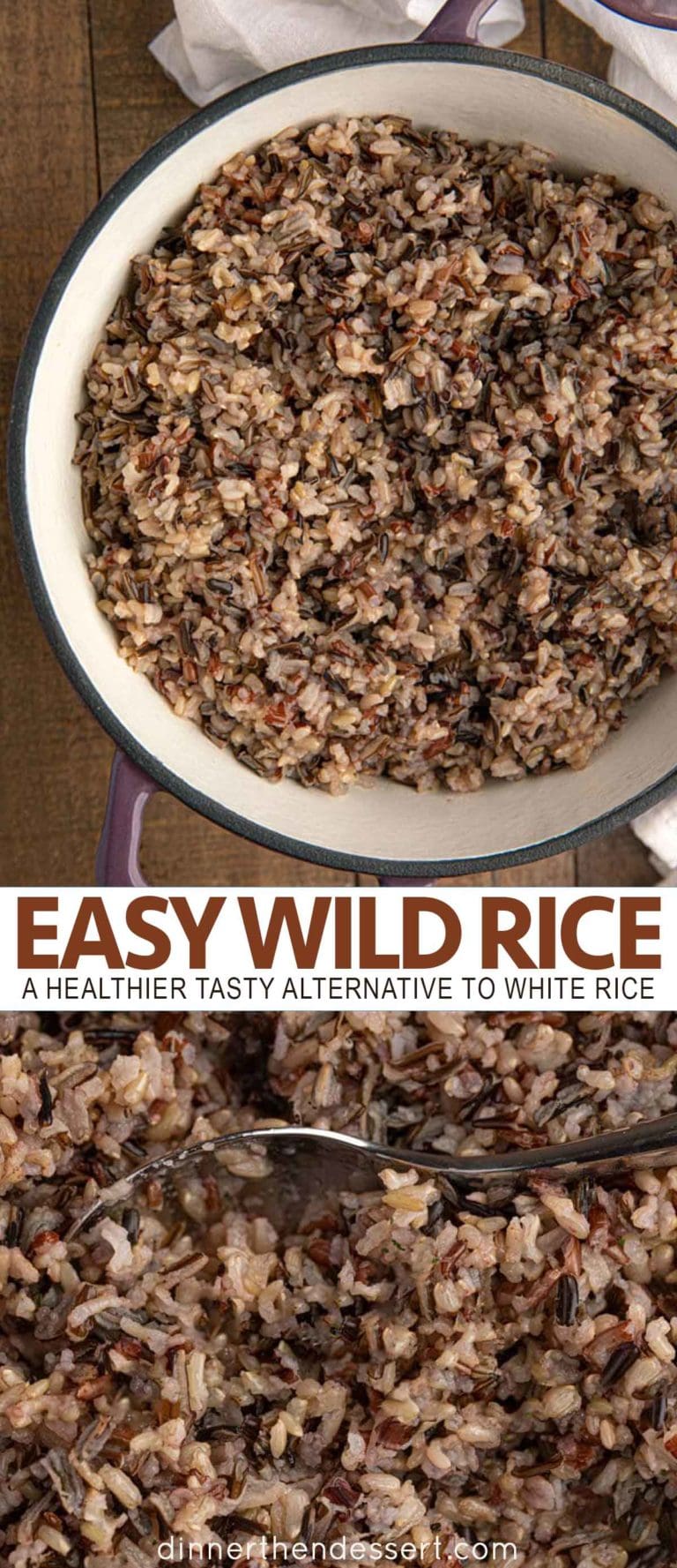 Easy Easy Wild Rice (Fail-Proof!) - Dinner, then Dessert