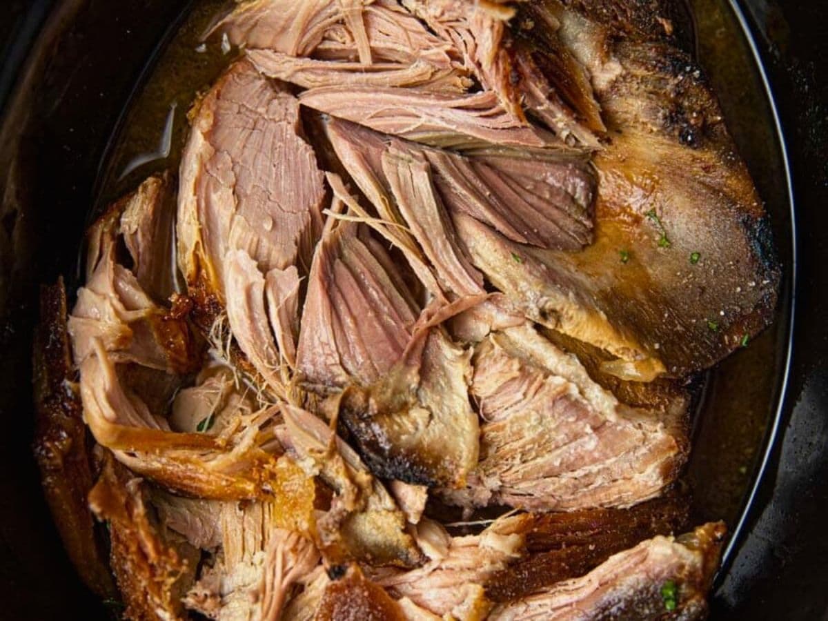 Hawaiian Slow Cooker Kalua Pork Recipe - Dinner, then Dessert