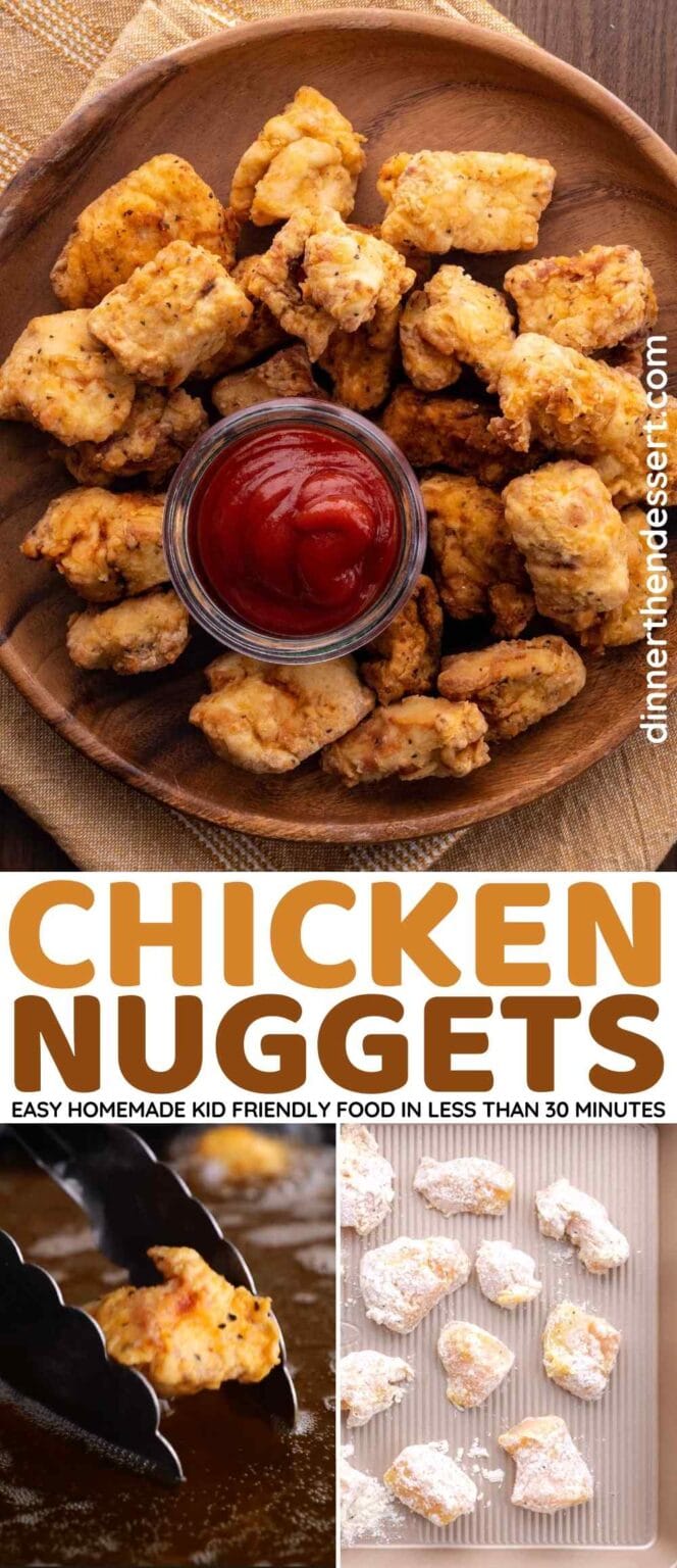 Chicken Nuggets Recipe (Perfectly Crispy & Easy!) [VIDEO] - Dinner ...