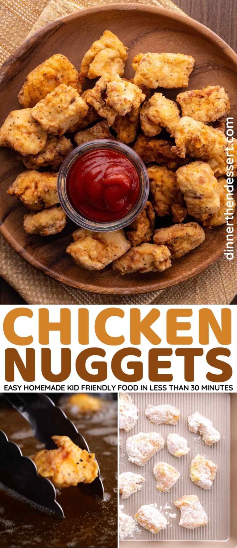 Chicken Nuggets Recipe (Perfectly Crispy & Easy!) [VIDEO] - Dinner ...