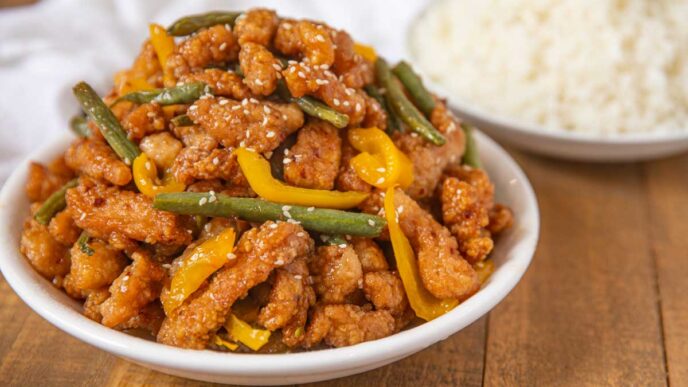 Panda Express Honey Sesame Chicken Breast (Copycat) - Dinner, then Dessert