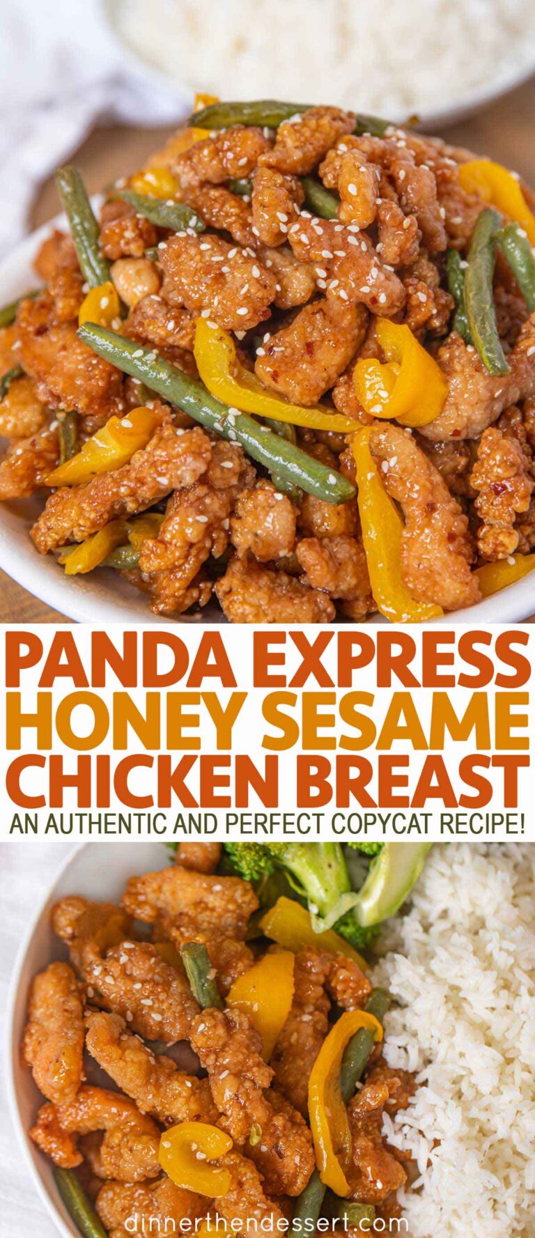 Panda Express Honey Sesame Chicken Breast (Copycat) - Dinner, then Dessert