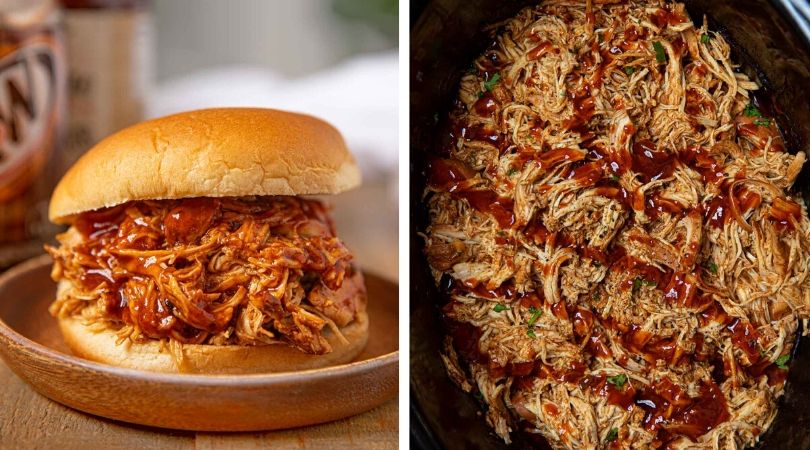 Slow Cooker Root Beer Chicken Recipe (Crockpot) - Dinner, then Dessert