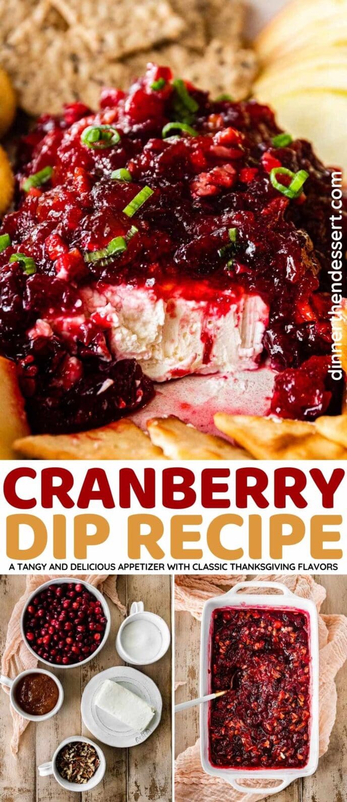 Easy Cranberry Dip Recipe - Dinner, then Dessert