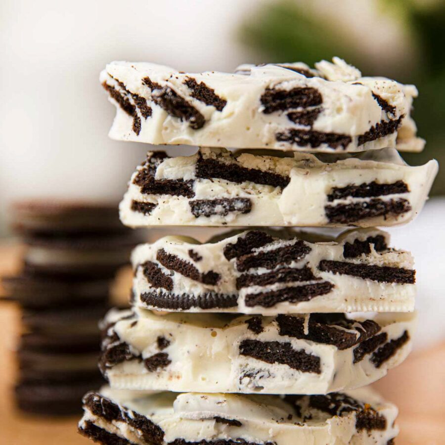 Gingerbread House Candy Bark Recipe- Dinner, then Dessert