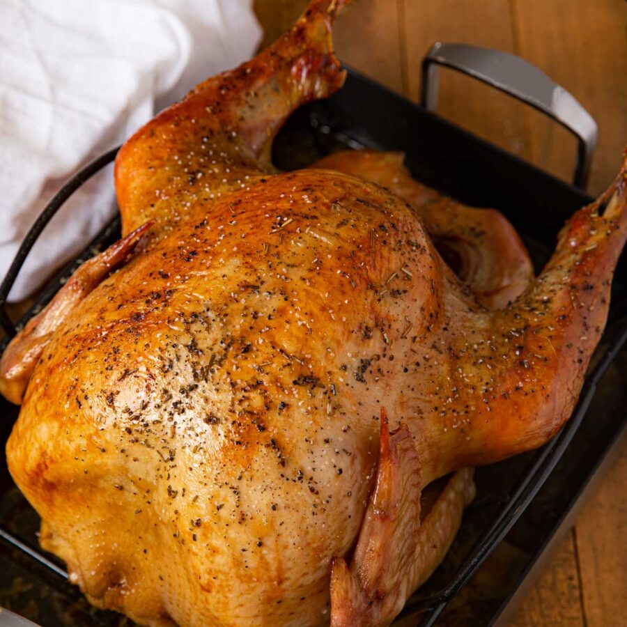 Roast Turkey Recipe (In Electric Roaster) [VIDEO] - Dinner, then Dessert